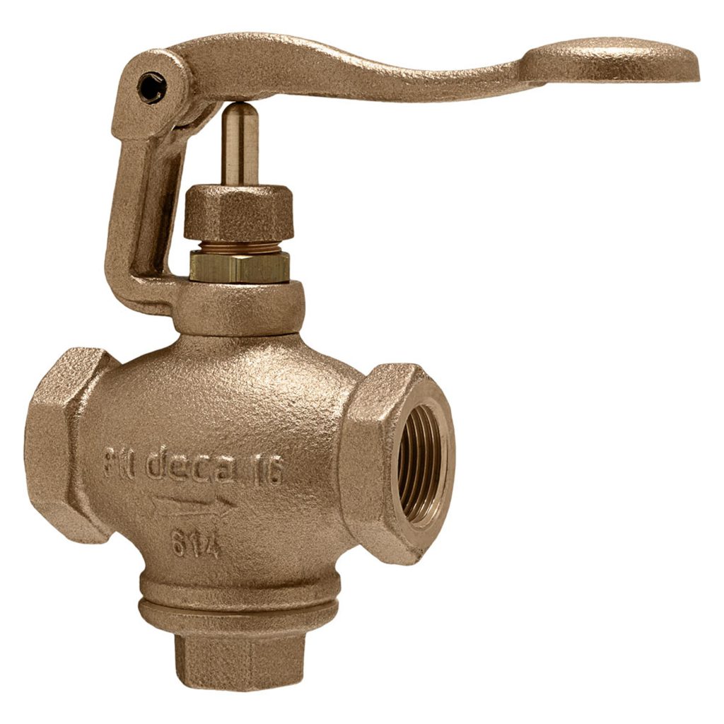 DECA FIG614 BRZ PN16 PEDAL VALVE - Allied Valves Specialists